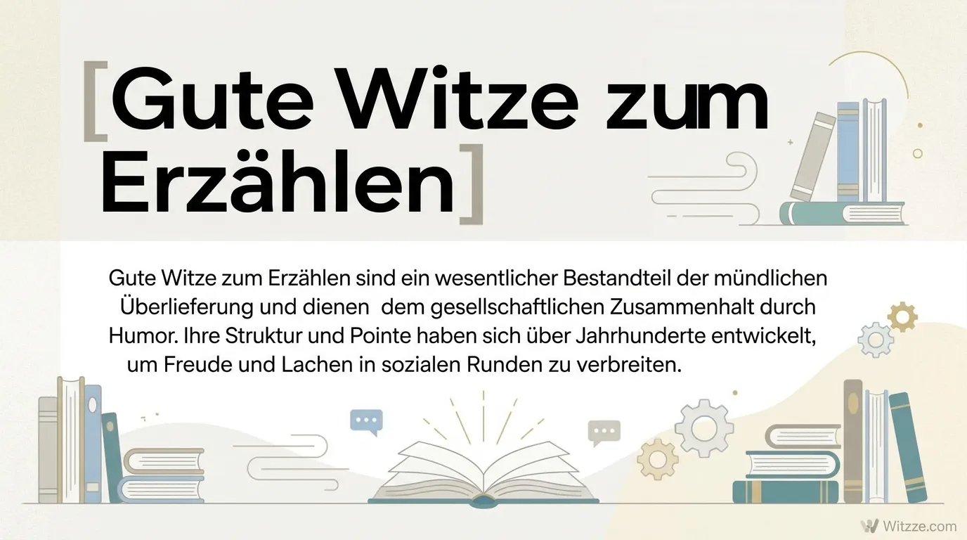 Gute Witze zum Erzählen – 120 lustige Sprüche